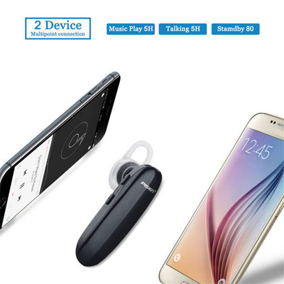PISEN DSP Noise Cancelling Mini Wireless Stereo Bluetooth Earphone With Mic for Bluetooth Devices