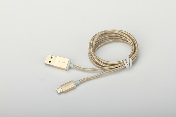 PISEN High Quality Multicolor Durable 1m 3.28ft Double Sides Workable Nylon Braided Micro USB Cable