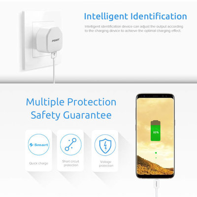 CCC CB CE FCC PSE RoHS UL Certification PISEN 5V 1A Mobile Phone Portable UK USB Wall Charger