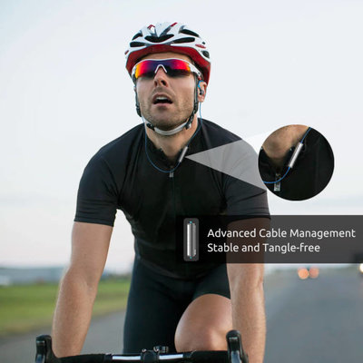 PISEN Shock Proof Anti Drop Sweat Resistant Noise Cancelling Wireless Sport Bluetooth Earphone With Mic