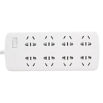 PISEN 1.8m 6ft Cable One Switch Child Protection 8 Outles Power Strip