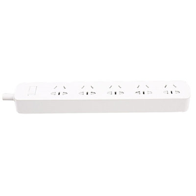 PISEN 1.8m 6ft Cable One Switch Child Protection 5 Outles Power Strip