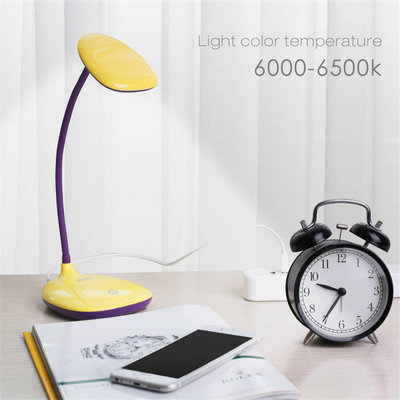 PISEN Portable Touch Rechargeable Power LED Work Reading Table Lamp