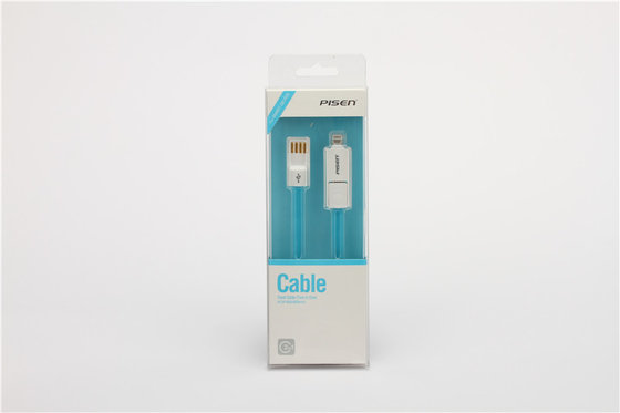 PISEN 0.8m 2.6ft Multicolor Fast Charging Flat Cable for iPhone and Android