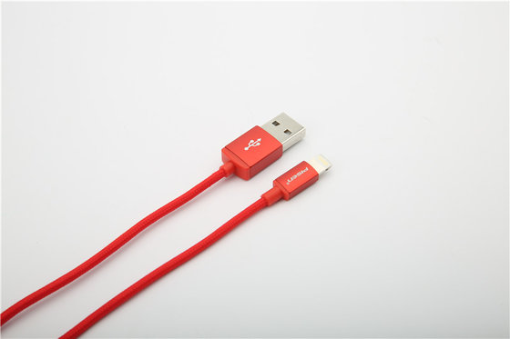 PISEN High Quality Multicolor Durable 1m 1.5m Double Sides Workable Nylon Braided Cable for iPhone iPad iPod