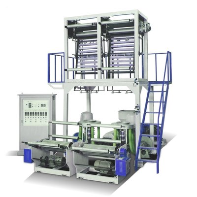 One screw Double Line PE film blowing machine