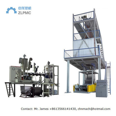 POF three layers film blowing machine