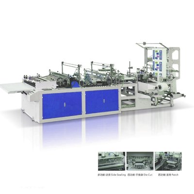 Full automatic hand loop bag, Patch bag making machine