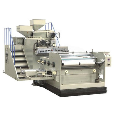 LLDPE Film Blowing Machine , Twin Screw Extruder Machine High Speed