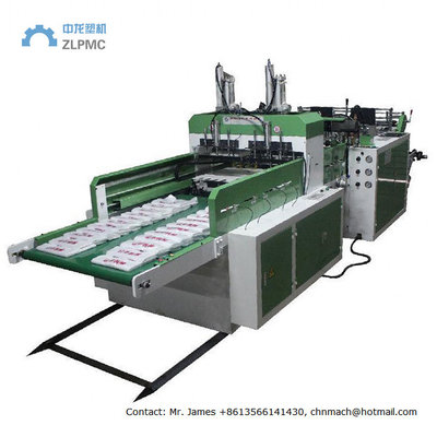 Full automatic high speed t-shirt bag making machine