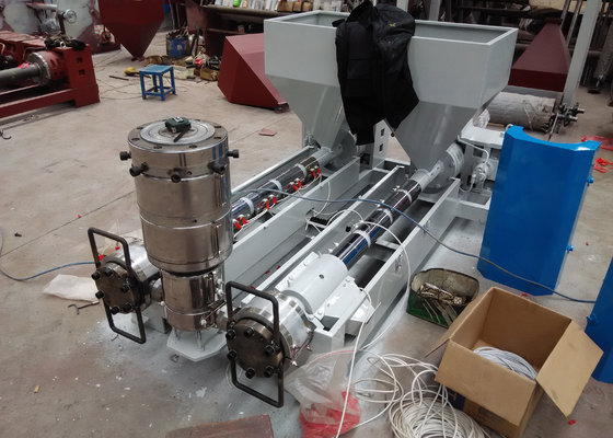 Full Rotary Type PVC Film Blowing Machine Die Head Double Stations Winder