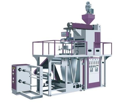 PP Plastic Film Blowing Machine 360°Rotary Die Head Smooth Film Surface