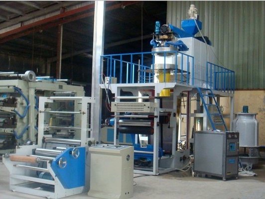 High Speed Film Blowing Machine , PE Film Blowing Machine Mirror Surface Channel
