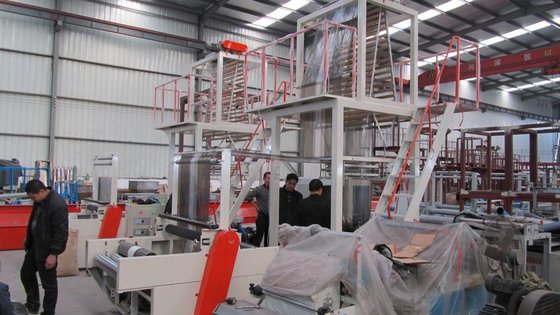 Agricultural Plastic Film Blowing Machine Two Colors Mulch Turbo Fan Cooling