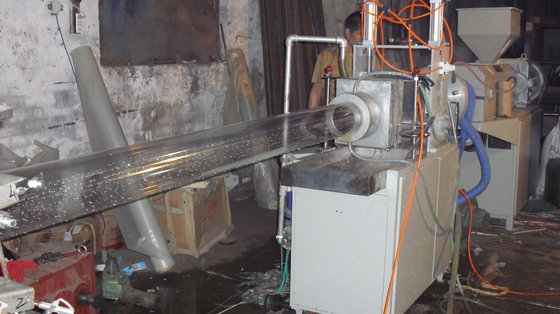 Horizontal Type PVC Shrink Film Blowing Machine , Plastic Film Making Machine
