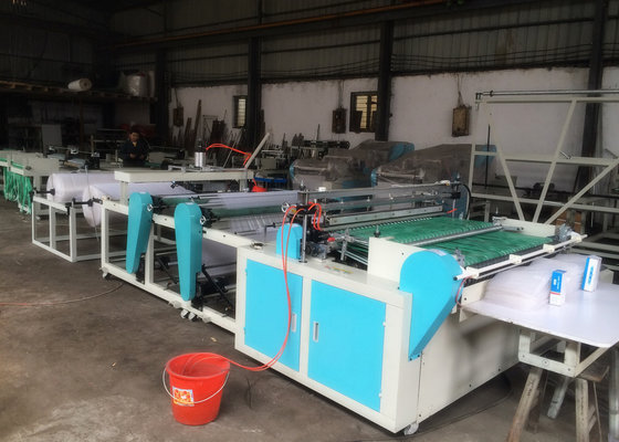 QP-1200-DB Three side sealing type LDPE Air bubble bag making machine