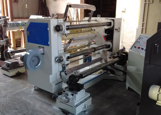 PLC Control Winding Rewinding Machine , Automatic Film Laminating Machine