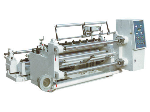 High Output Non Woven Slitting Machine , Slitter Rewinder Machine Stable Feeding