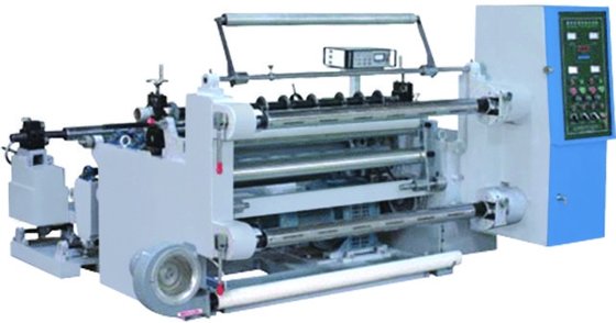 Horizontal Plastic Film Slitting Machine High Speed Microcomputer Control