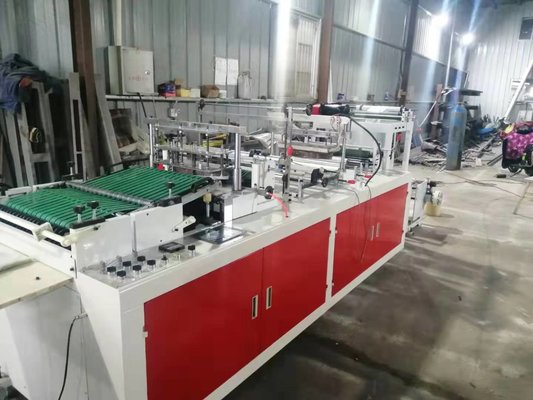Double curve bag making machine