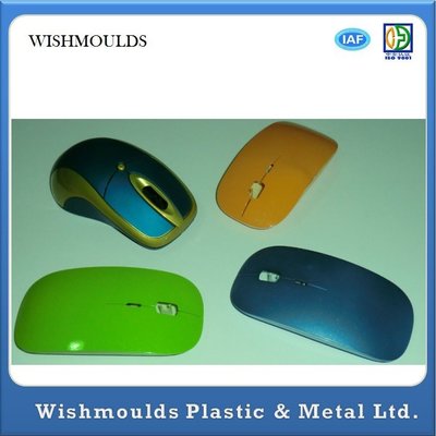 OEM Electronic Plastic Parts / Plastic Injection Molded Parts for Computer Mouse Case