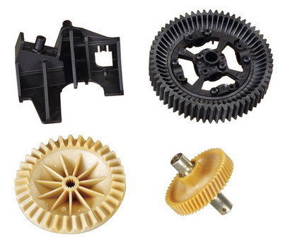 OEM Plastic Injection Parts PA6 PA66 Material For Industrial Products
