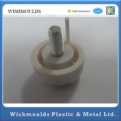 Plastic Overmolding Injection Molding into Brass Stainless Steel Metal Parts Production