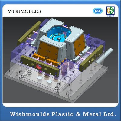 Plastic Injection Mould Design For Custom Parts Tooling With Threads In STP File