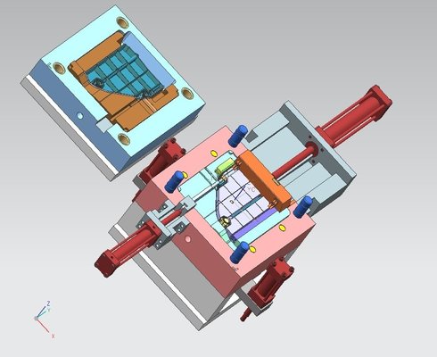 Plastic Injection Mould Design For Custom Parts Tooling With Threads In STP File