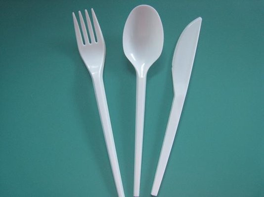 Multi Cavity Plastic Injection Moulding Products For Disposable Plastic Fork