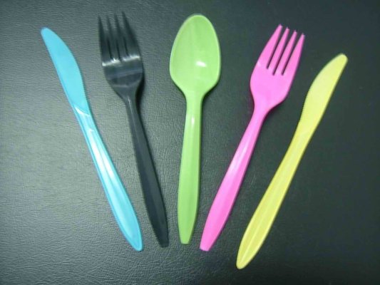 Multi Cavity Plastic Injection Moulding Products For Disposable Plastic Fork