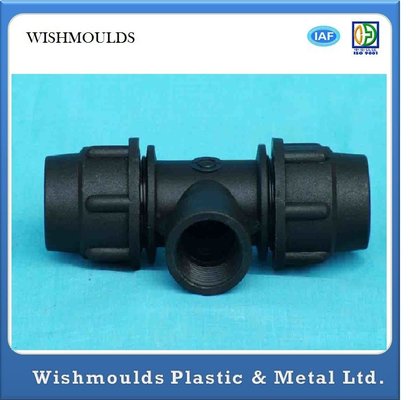 Custom Precision Cold Runner Injection Molding Threaded Pipe Fittings