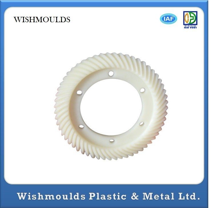 OEM Industrial Plastic Parts POM Gear , Plastic Injection Molded Parts