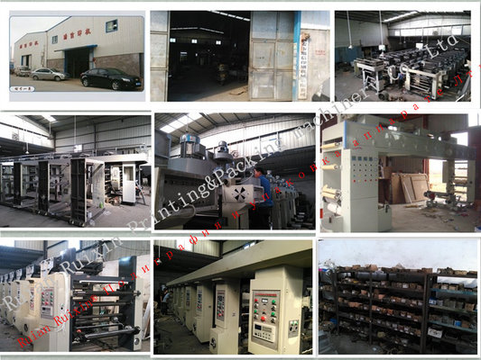 Plastic Film / Paper 5 / 6 color Rotogravure Printing Machine Width 1000mm / 1200mm