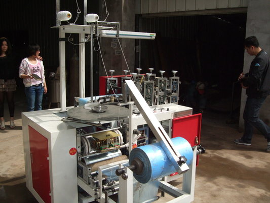 Automatic PE CPE Plastic Bag Making Machine Ultrasonic Controlled