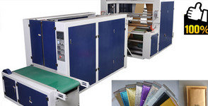 Craft Paper Bubble Mail Plastic Bag Making Machine With Side Sealing 20-120pcs/min