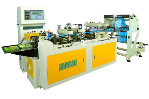 Plastic Middle Sealing plastic bag manufacturing machine With PE PP Film Making Line