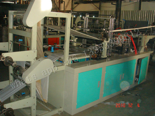 Atutomatic Plastic Bag Making Machine with Servo Motor 80-100 pcs/min