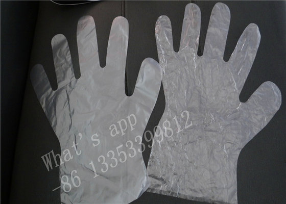 PE Disposable Long Hand Gloves Making Machine With Computer Controlled