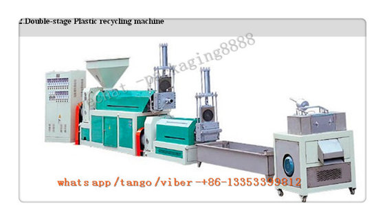 PE / LDPE / HDPE / LLDPE Plastic Waste Recycling Machine Computer Control