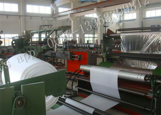 PLC Control Single Screw Commercial Laminating Machine For Paper and PE Extrusion