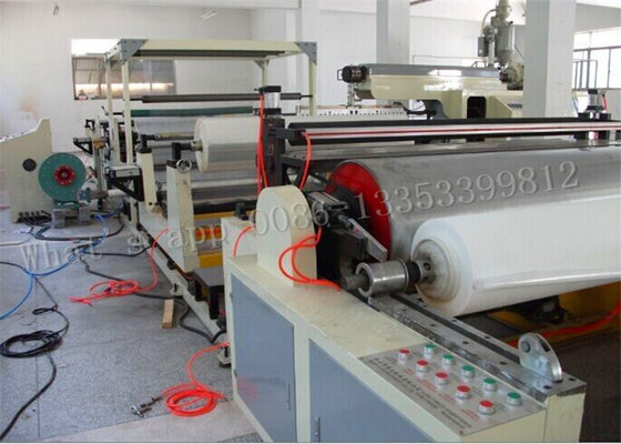 Plastic Woven Fabric Film Lamination Coating Machine 0.012-0.05mm Thickness