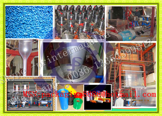 Industrial Plastic Roll PE Film Blowing Machine For Garbage Bag
