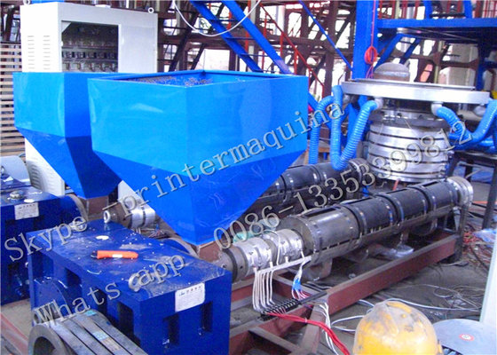 Low Density Three Layer Polyethylene film Blown Machine With IBC System