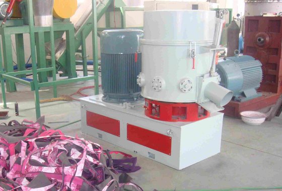 Energy Saving PE Plastic Agglomerator Machine , Stainless Steel Plastic Extruding Machine