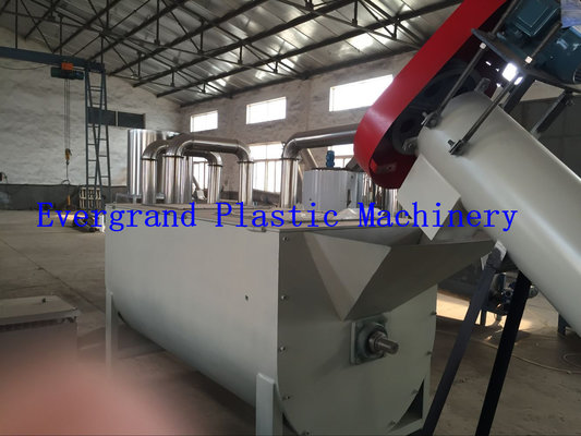 Automatic 100KW Waste Recycling Machines Apply To Recycle PE Agriculture Film