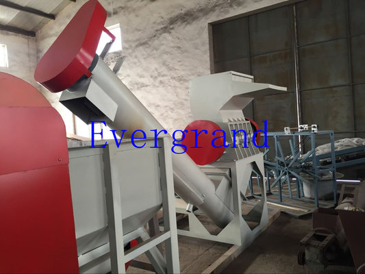 Stainless Steel PE Recycling Machine Crush And Wash The Plastic Film