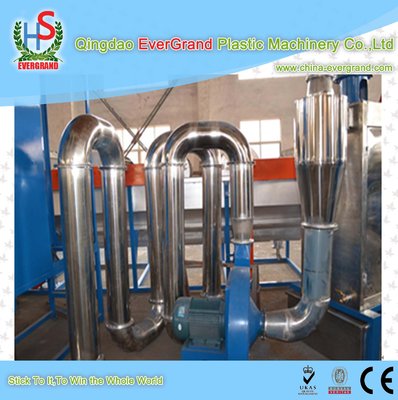PP / PE Film Plastic Scrap Grinder , Polystar Plastic Recycling Machine 