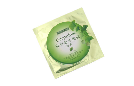 Customize Aluminum Foil Bags , Heat Seal Facial Mask Bags