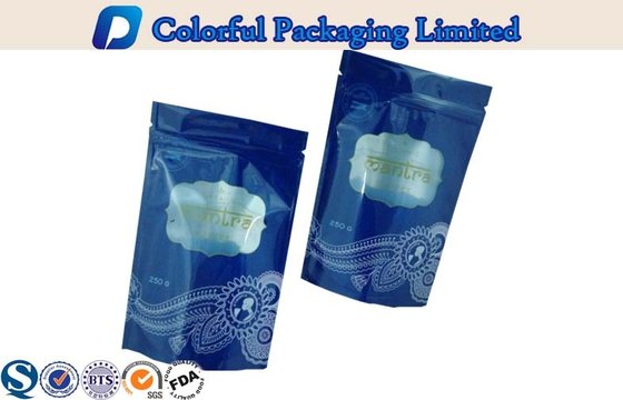 Resealable Stand Up Pouch 90 - 140micron For Coffee With Ziplock